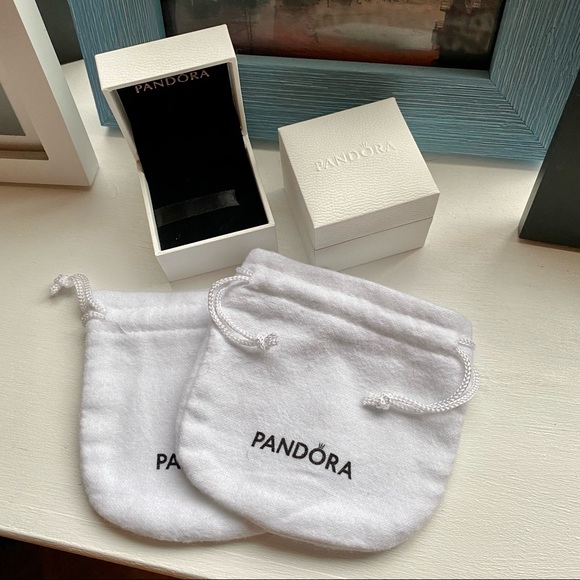 Pandora | Jewelry | Pandora Gift Set Of Boxes And Bags | Poshmark